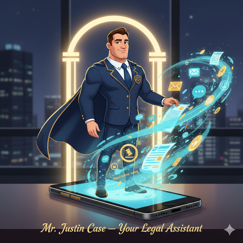JUSTIN CASE - Your Legal Assistant | AI-Powered Legal Intelligence for CEOs